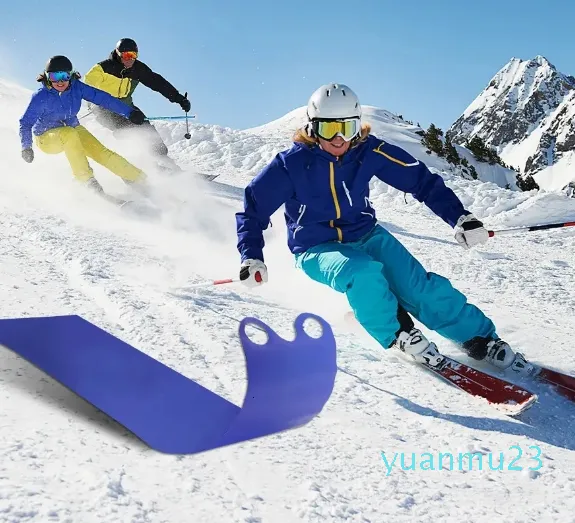 Portable Snow Sled - Foldable Winter Snowboard for Kids & Adults - Roll ...
