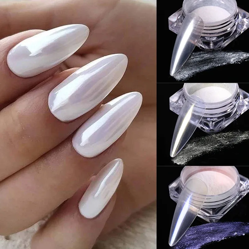 Mirror Chrome Nail Powder Kit - Metallic Nail Art Pigment, Gold Dust ...