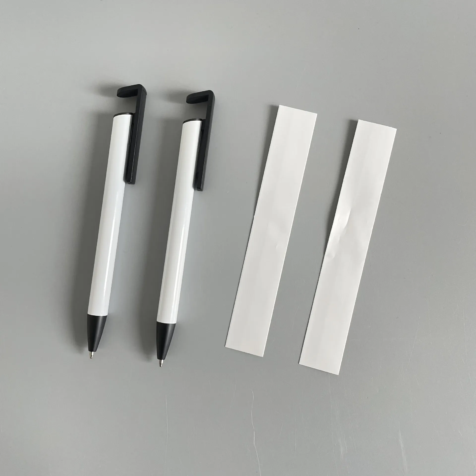 Wholesale Sublimation Blank Disposable Ballpoint Pen With Phone Stand ...