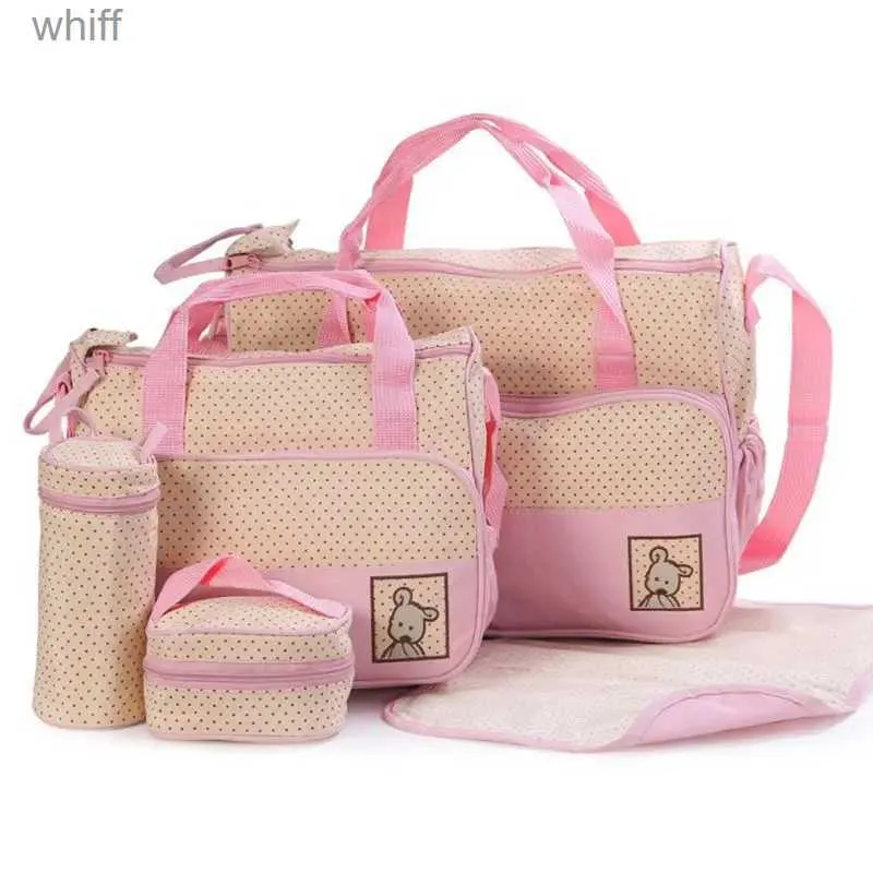 DHgate.com:Multifunctional Diaper Bag Set for Moms, 5-Piece Nappy Bag ...
