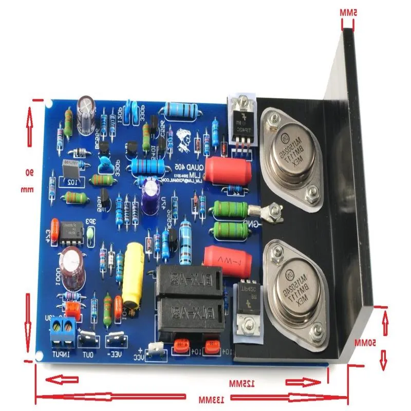 Classic Voltage Shunt Feedback Amplifier Quad 405 Clone Metal ...