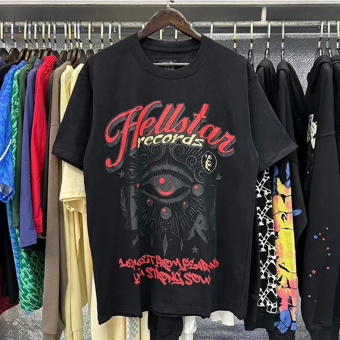 Hellstar Streetwear T Shirt: High Quality Short Sleeve Tee For Men ...