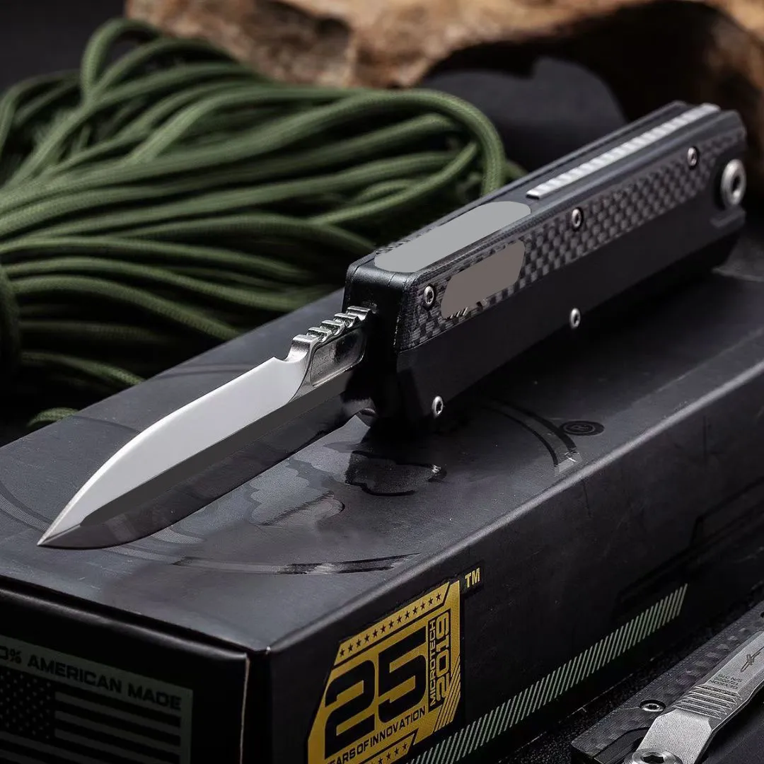 UT Combat 184 10s Glykon AUTO Knife With M390 Eternals Blade And Carbon ...