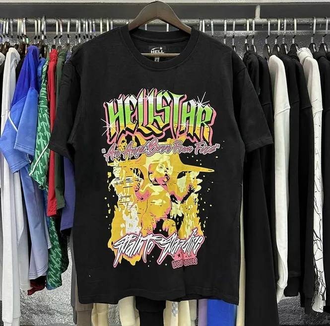 Hellstar Streetwear T Shirt: High Quality Short Sleeve Tee For Men ...
