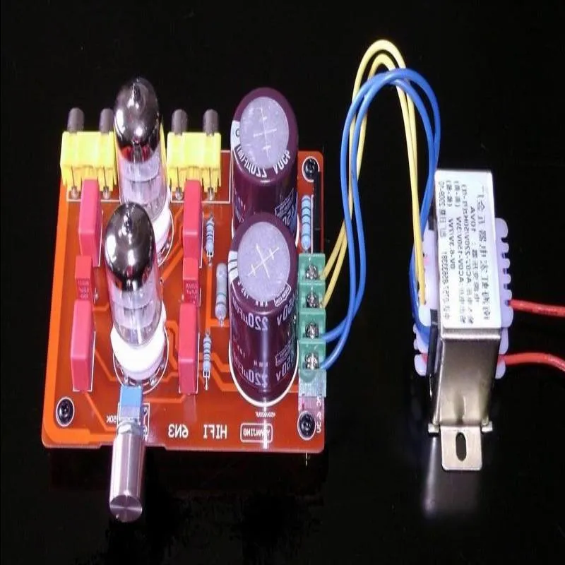 6N3 Tube Preamplifier Board With Transformer DIY HiFi Valve Preamp ...