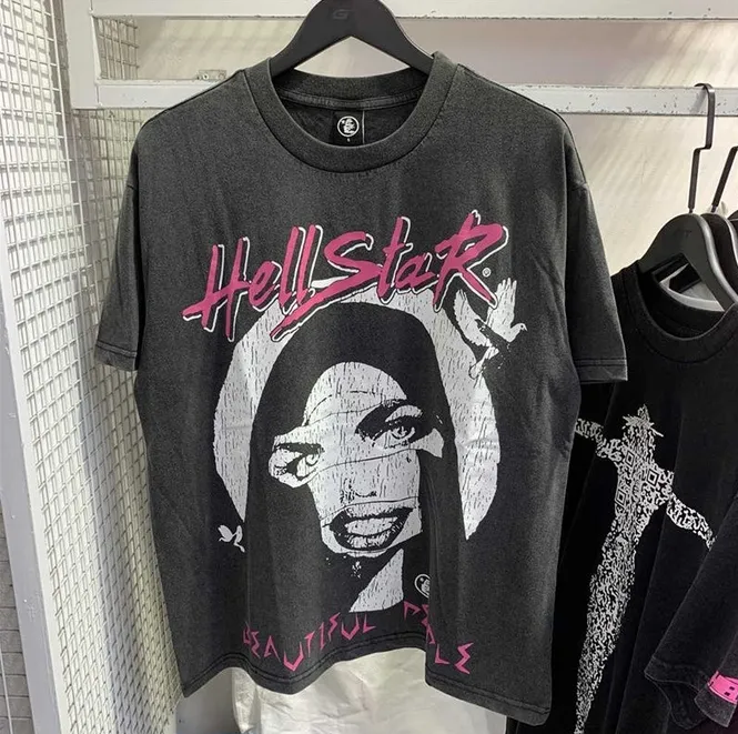 Hellstar Streetwear T Shirt: High Quality Short Sleeve Tee For Men ...