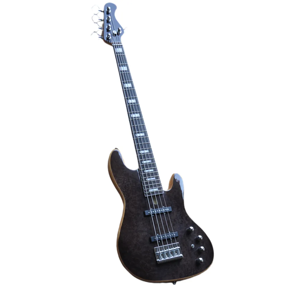 DHgate.com:5-String Electric Bass Guitar with Chrome Hardware ...