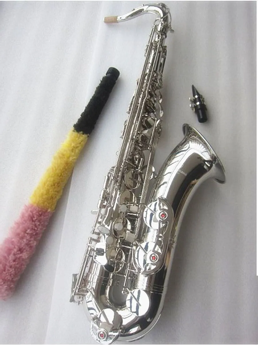 New Pro Tenor Saxophone - Bb Tone, Nickel Silver Plated, Includes Case ...