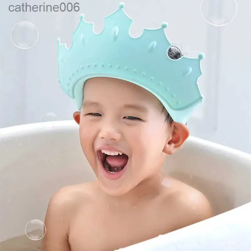 DHgate.com:Childrens Waterproof Shampoo Cap, Adjustable Cartoon Bath ...