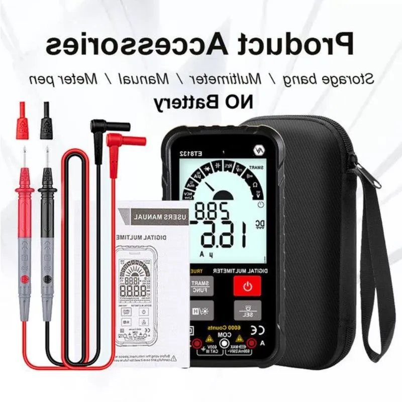 DHgate.com:Handheld Digital Multimeter, 6000 Counts TRMS LCD Display AC ...