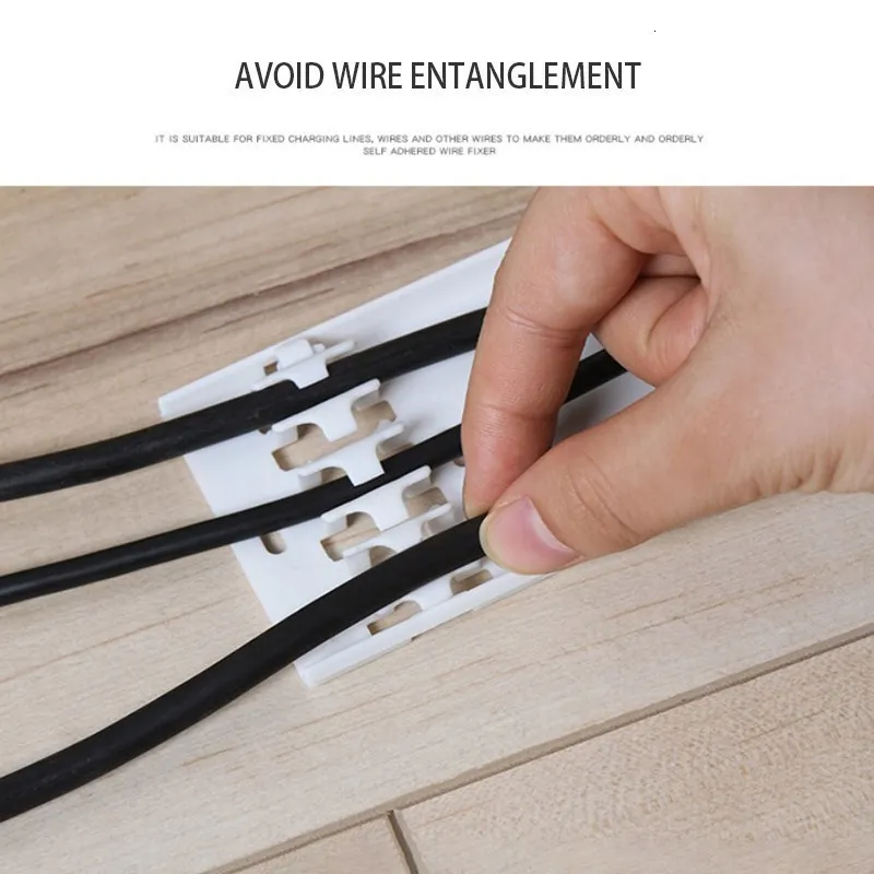Storage Baskets Self-Adhesive Wall Mounted Wire Duct Cover Data Cable ...