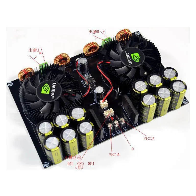 420W + 420W HIFI Audio TDA8954 Classe D Digital Power Amplifier Board ...