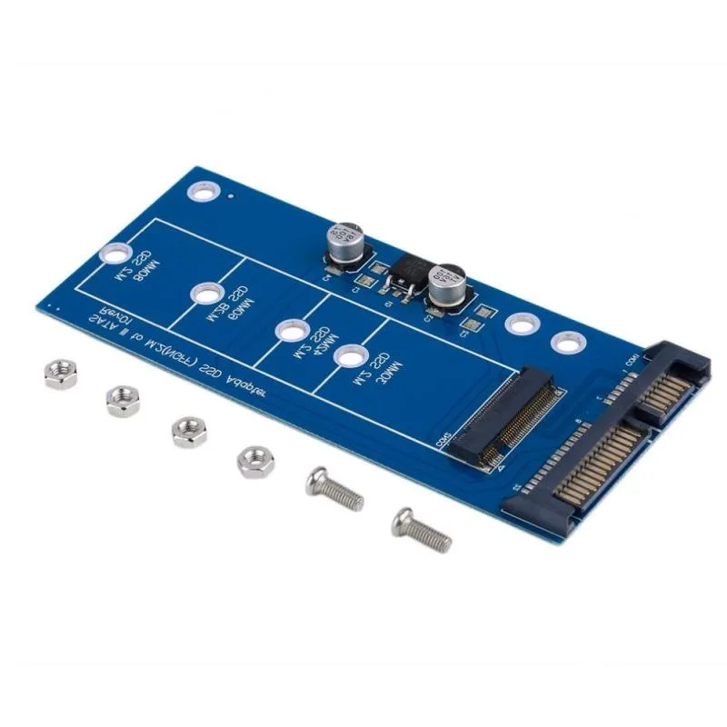 M.2 NGFF SSD to SATA Adapter Card Set - High-Speed SATA3 Converter ...