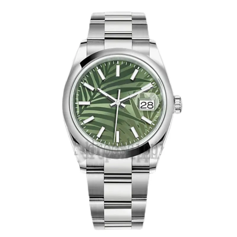 Luxury Blue Gold Watch With Big Magnifier, 41mm Stainless Steel ...