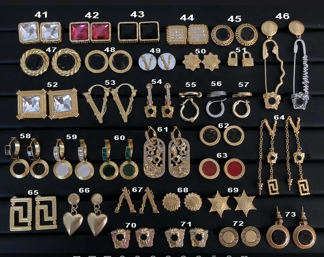 Asymmetric Earring Pins with Medusa Head Portrait and Meander Design ...