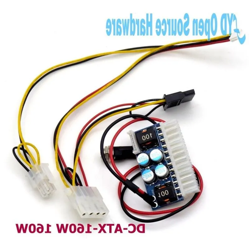 MINI ITX Power Supply 160W DC ATX 12V 24Pin Switch PSU للسيارة Auto ITX ...