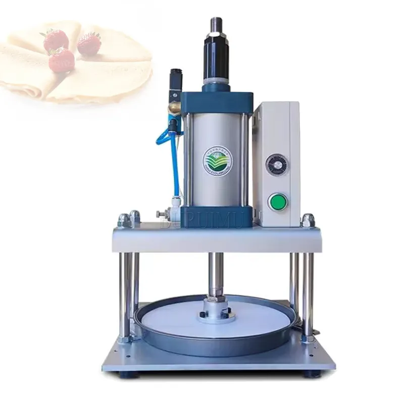 Hydraulic Dough Press Machine Flat Roti Chapati Roasted Duck Pancake ...