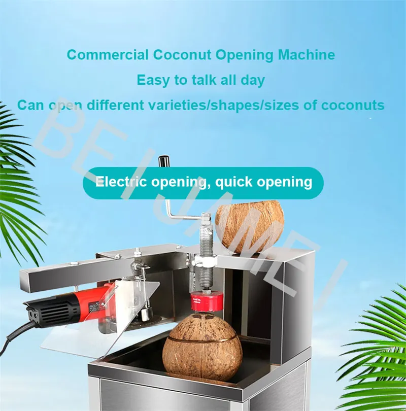 Wholesale Commercial Coconut Opening Machine Full Automatic Fresh ...
