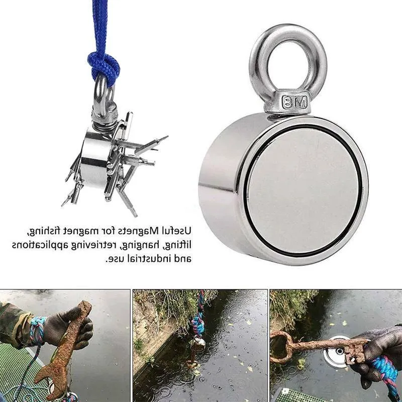 DHgate.com:Strong Neodymium Magnet Hook, 800Kg D94mm Round Magnet for ...