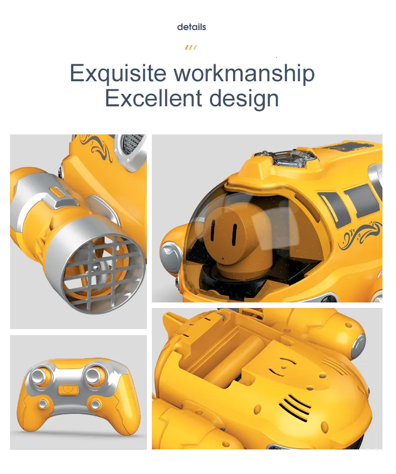 Electric/RC Boats 2.4GHz Remote Control Motorboat Waterproof Spray ...