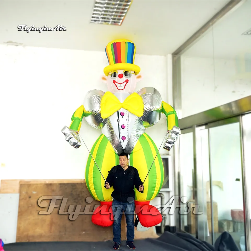 Comical Giant Inflatable Clown Puppet 3.5m Walking... From Flyinginair ...