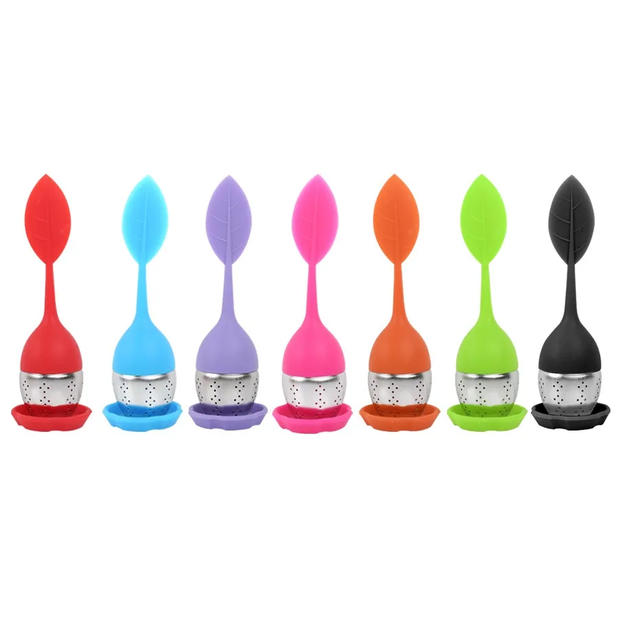 DHgate.com:Teapot Strainers Silicone Tea Spoon Infuser with Food Grade ...