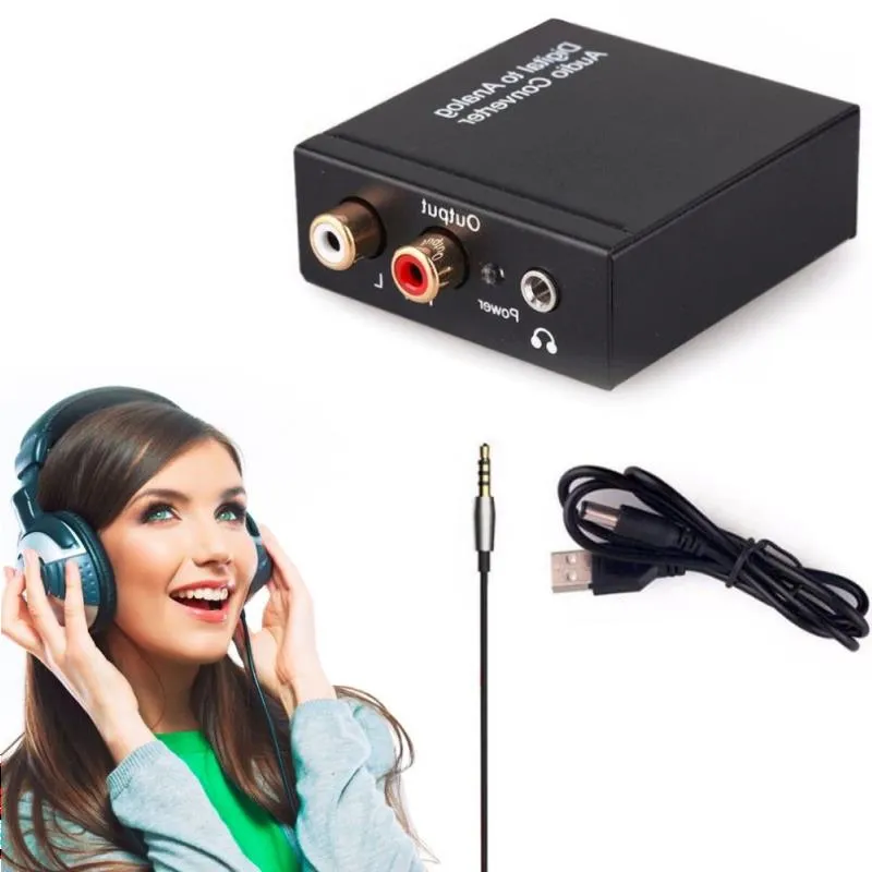 Digital Optical Audio to RCA Converter Adapter - Coaxial to RCA, USB ...