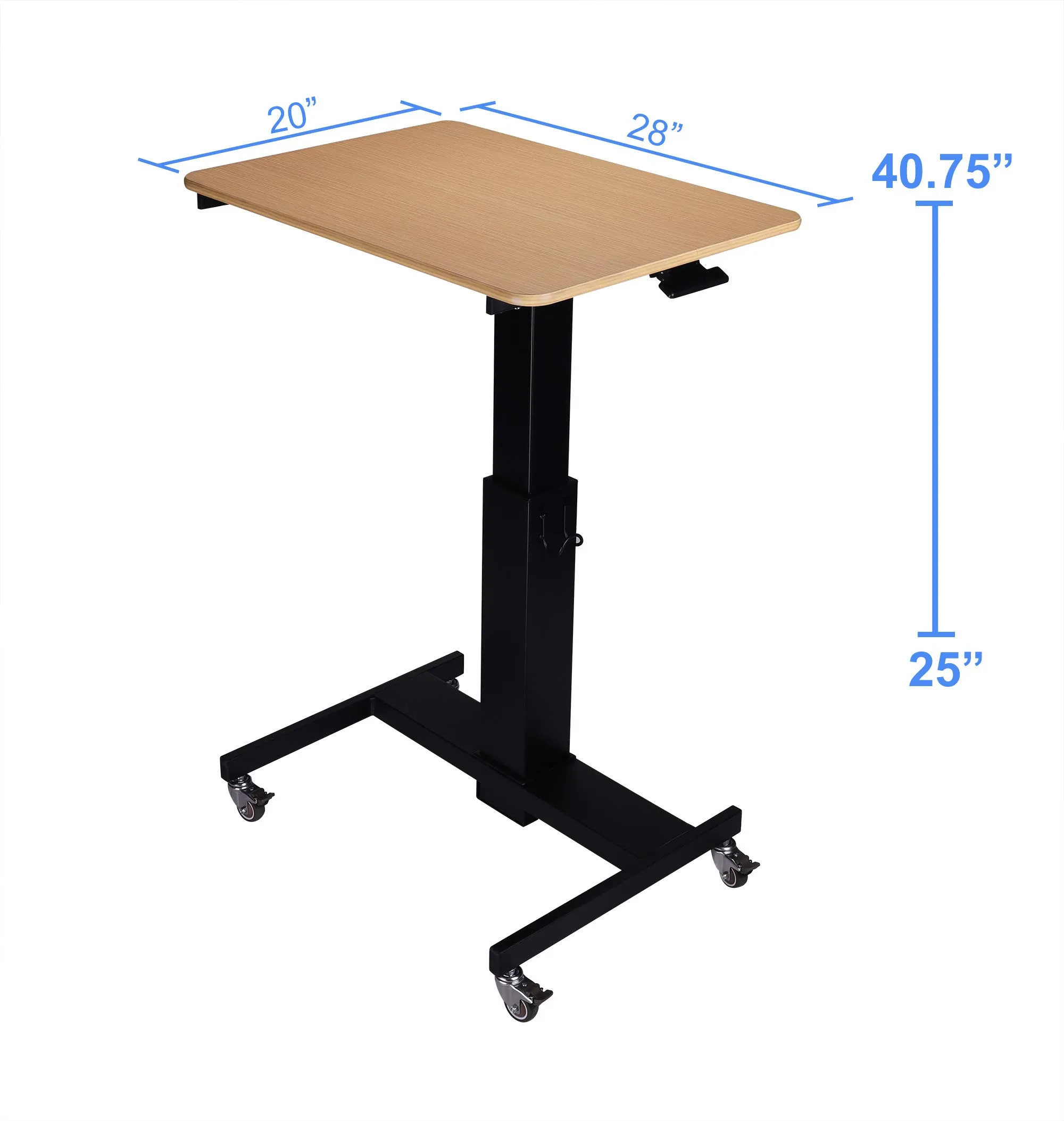DHgate.com:28" Height Adjustable Mobile School Standing Desk - Quick ...