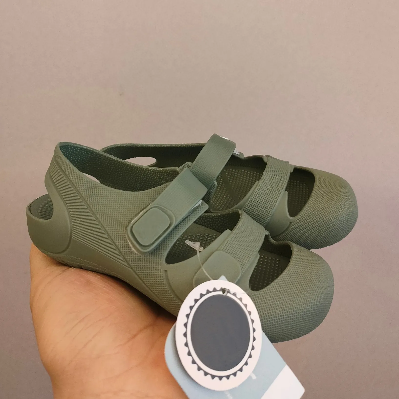 Kids OOFOS Sandals, Childrens Designer Summer Sandals, Black Sports ...