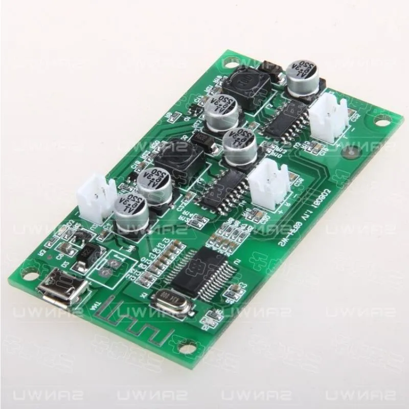 6W+6W Bluetooth 5.0 Audio Amplifier Board - Dual Channel Stereo ...