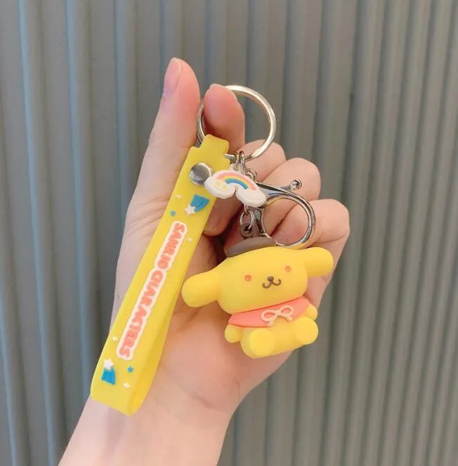 Cute Kulomi And Cinnamoroll Figural Keychain Perfect For Couples, Cars, Bacchon Ke Liye Bag, And ...