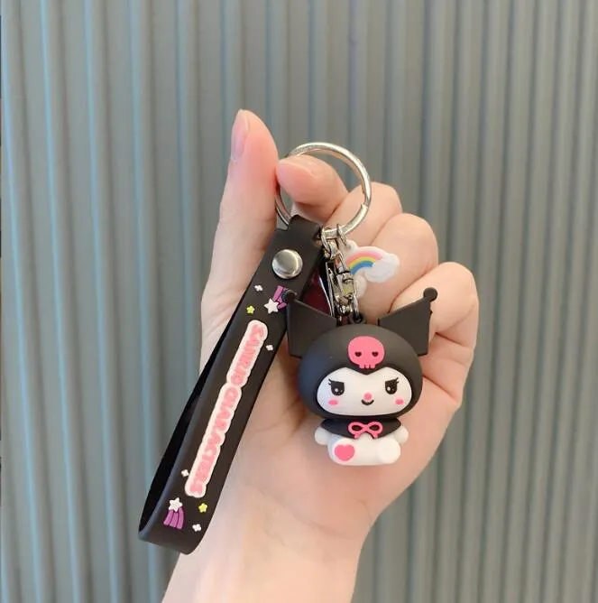 Cute Kulomi And Cinnamoroll Figural Keychain Perfect For Couples, Cars, Bacchon Ke Liye Bag, And ...