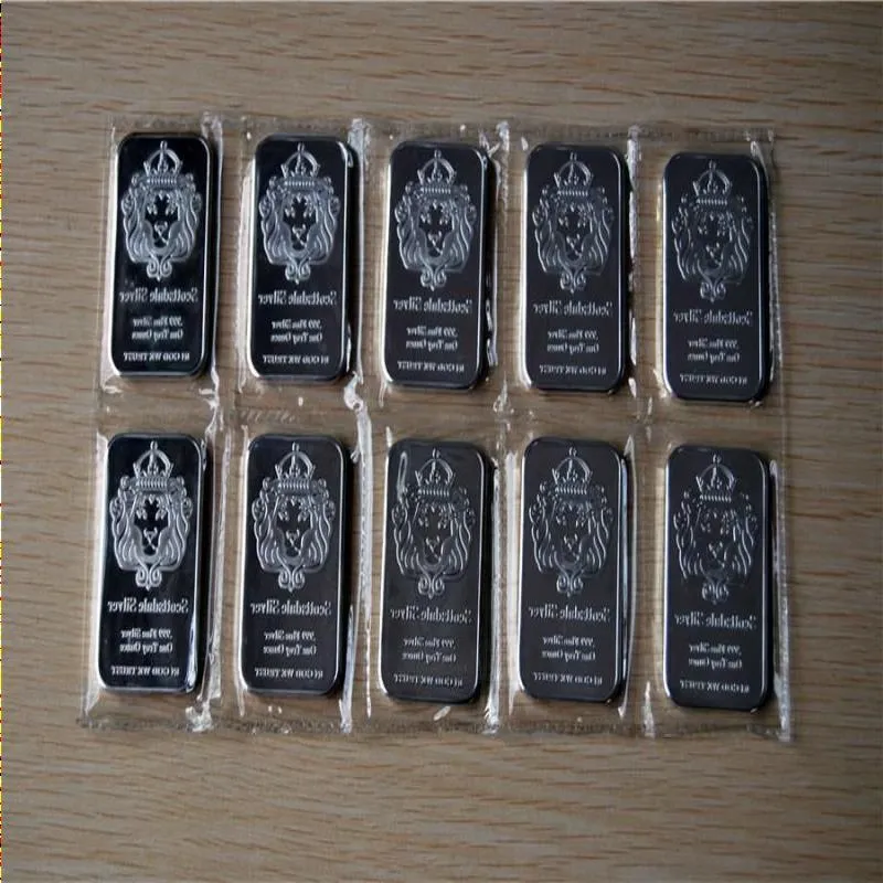 1 Oz Scottsdale 999 Fine Silver Bullion Bar .999 Pure Silver Chunk ...