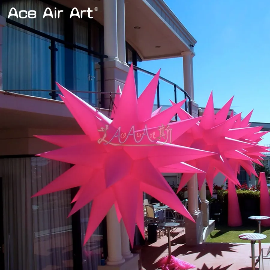 LED Balloons: Inflatable RGB Spiked Ball With Lights For Parties ...