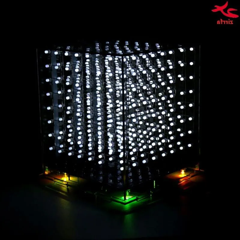 Wholesale DIY Electronic White 3D 8S 8x8x4 Mini Pixel Led Light Cube ...