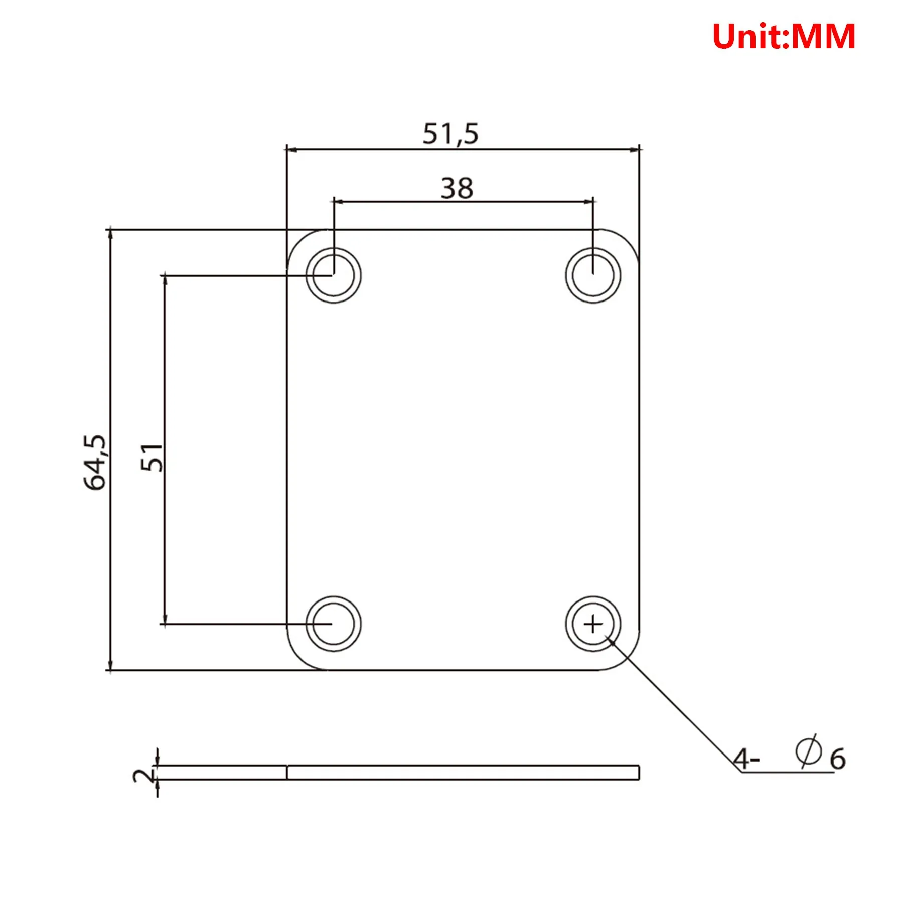 Guitar Back Plate Reinforcement Chrome Neck Body Connection For ST/Tele ...