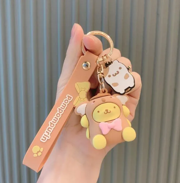 Cute Kulomi And Cinnamoroll Figural Keychain Perfect For Couples, Cars, Bacchon Ke Liye Bag, And ...