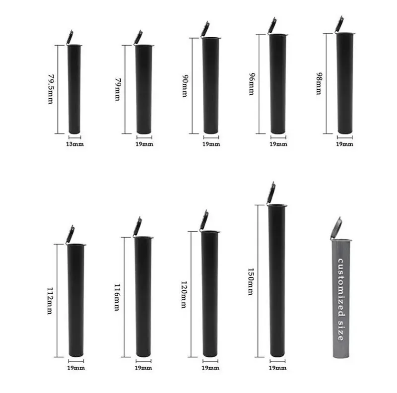 Wholesale Wholesale Plastic Tube Containers: Smell Proof Hinged Vial ...