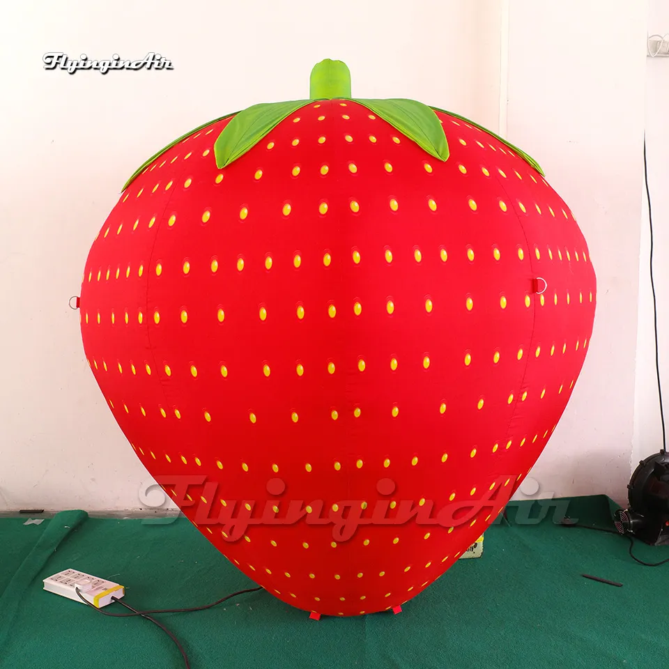 Wholesale Sparkling Red Inflatable Strawberry Strawberry Balloons ...