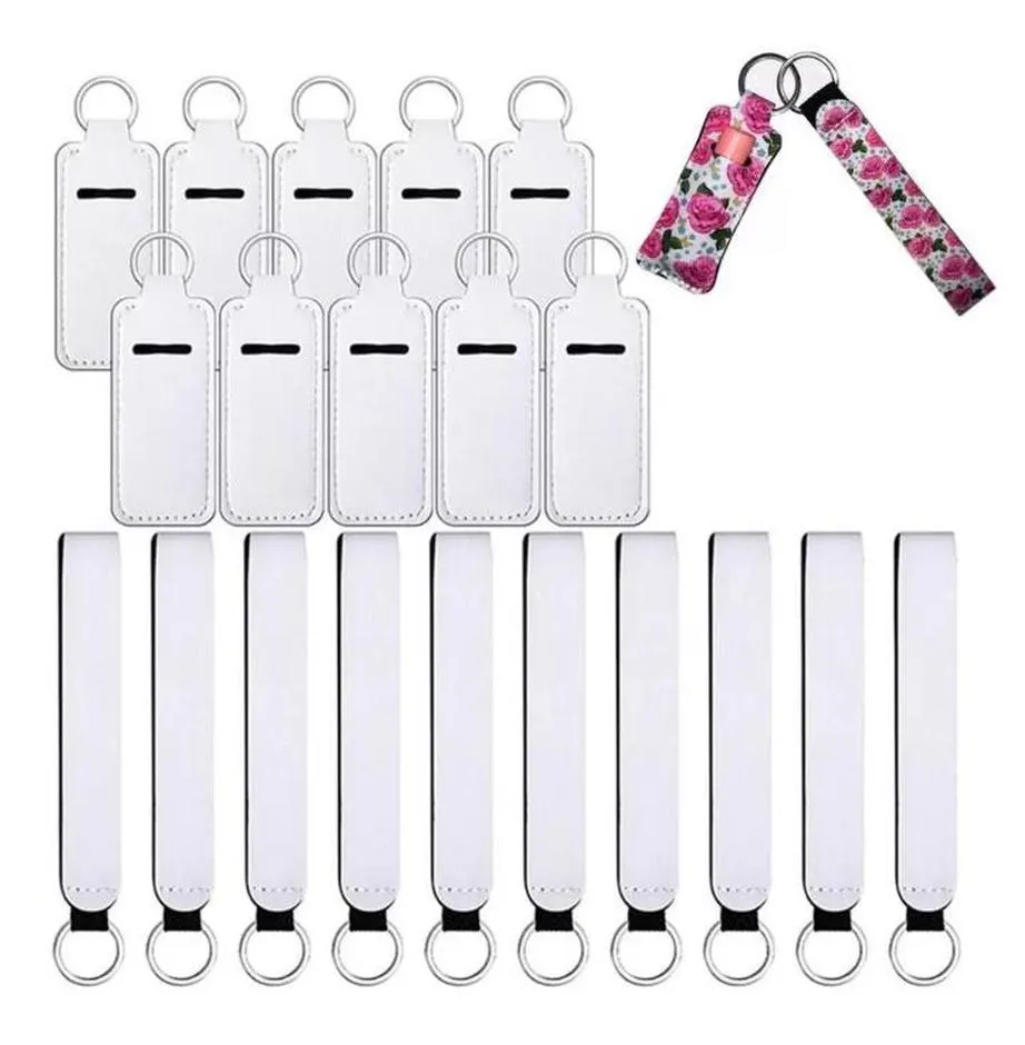 DHL Sublimation Keychain Wristlet Strap Blank Neoprene Wristlet ...