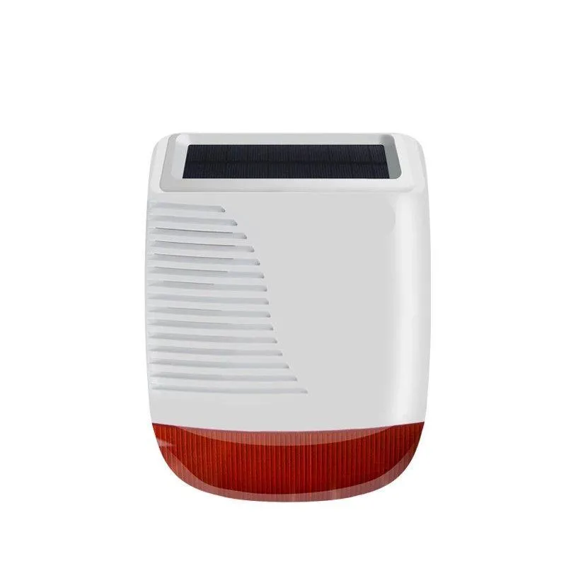 DHgate.com:FreeShipping Wireless Solar Alarm Siren Strobe light Flash ...