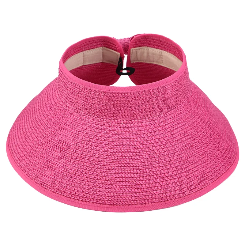 Foldable Roll Up Sun Sun Visor In Spanish With Wide Brim And UV ...