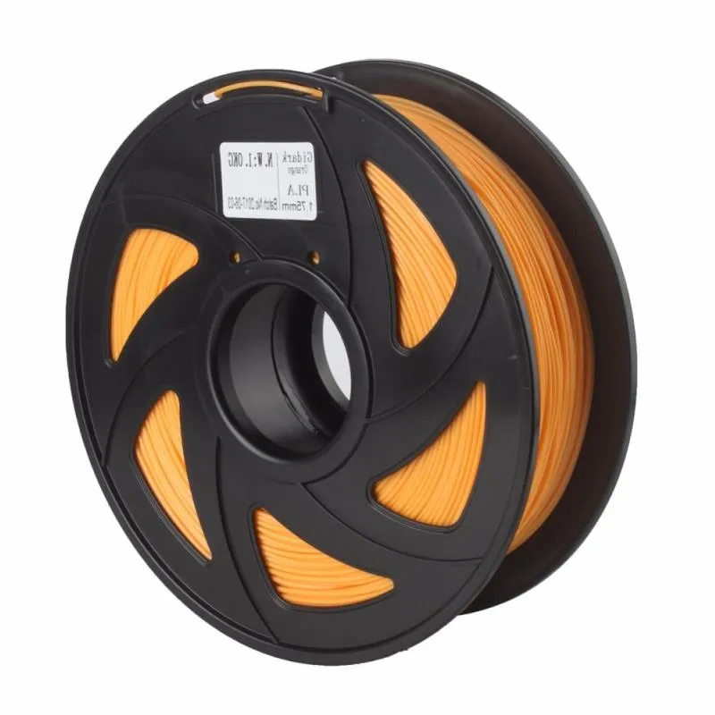 Glow in the Dark 3D Printer Filament - Orange PLA 1.75mm 1KG Spool ...