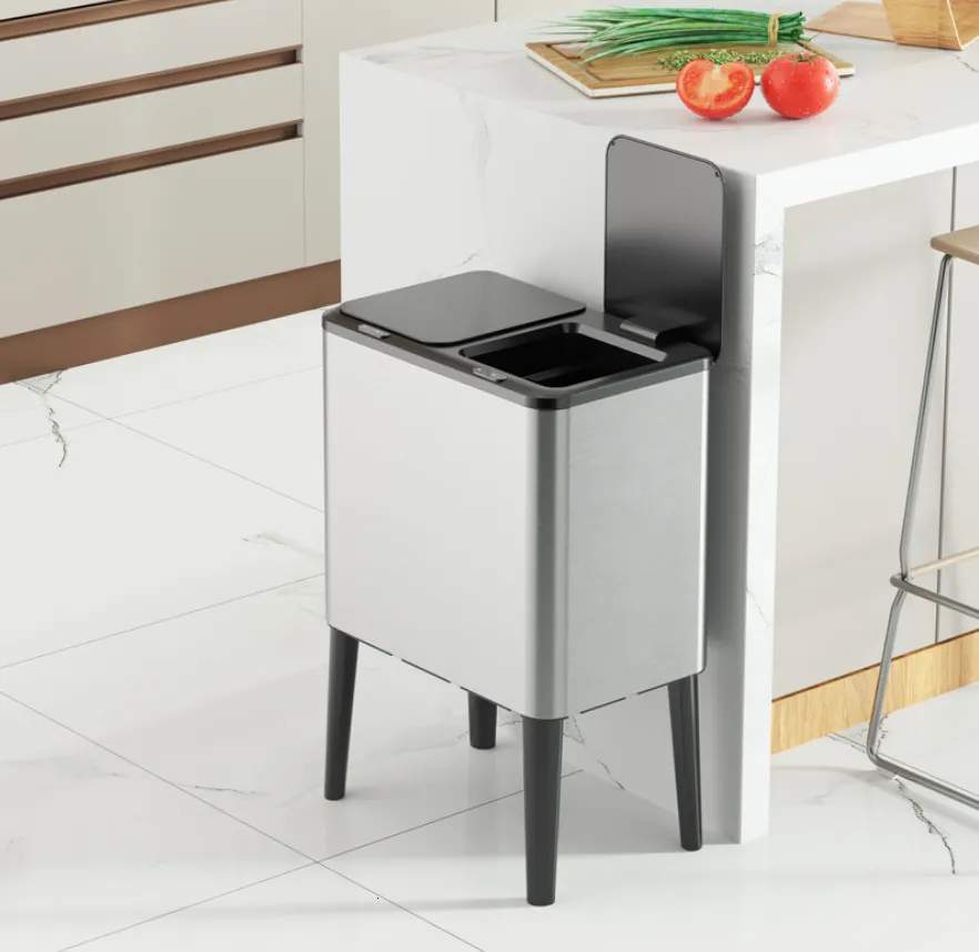 Smart Kitchen Waste Bin: Automatic Sensor Recycling & Sorting For Easy ...