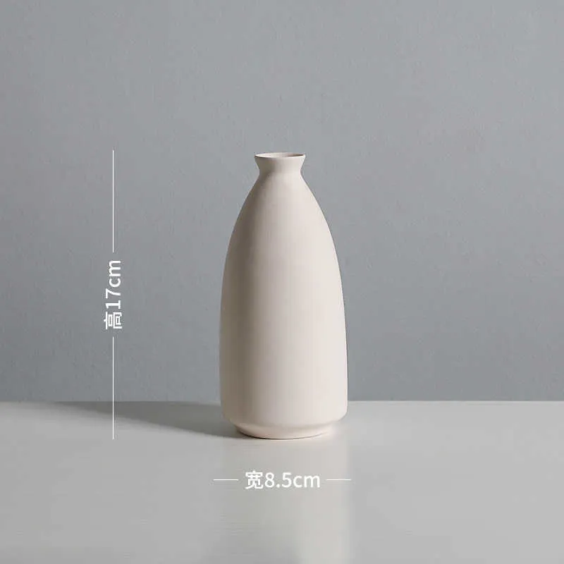 Pep Home Decor Vases White Art Ceramic Flower Vase Decoration Home ...