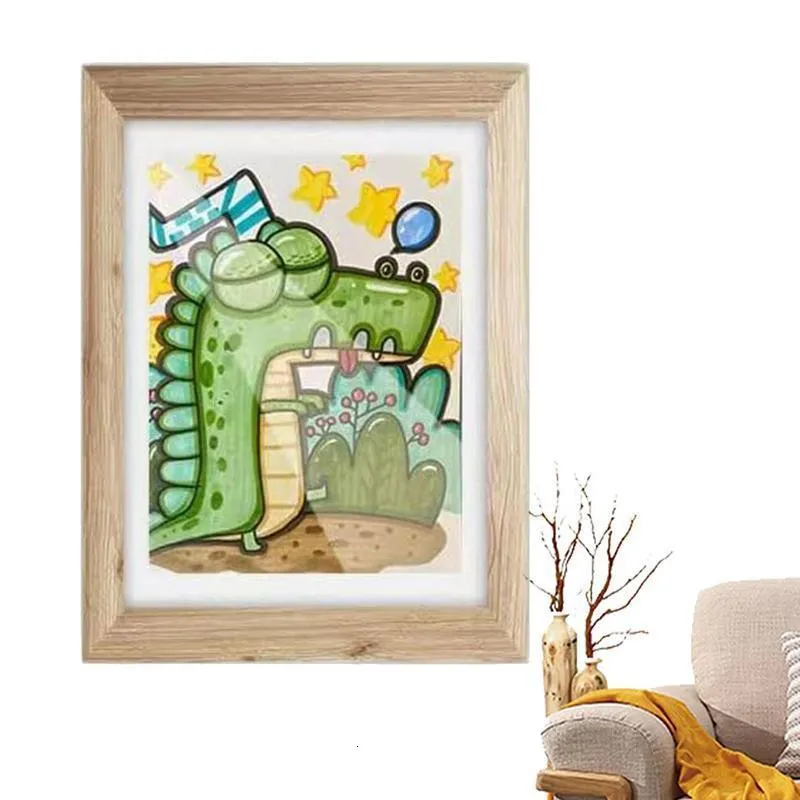 Front Opening Picture Frames: Childrens Art Display Frame For Home ...