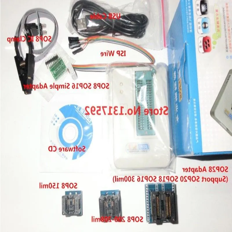 SOFI SP8 A Programmer With 5 Adapters High Speed USB For 24/25/93/BR90/SPI BIOS Flash Memory ...