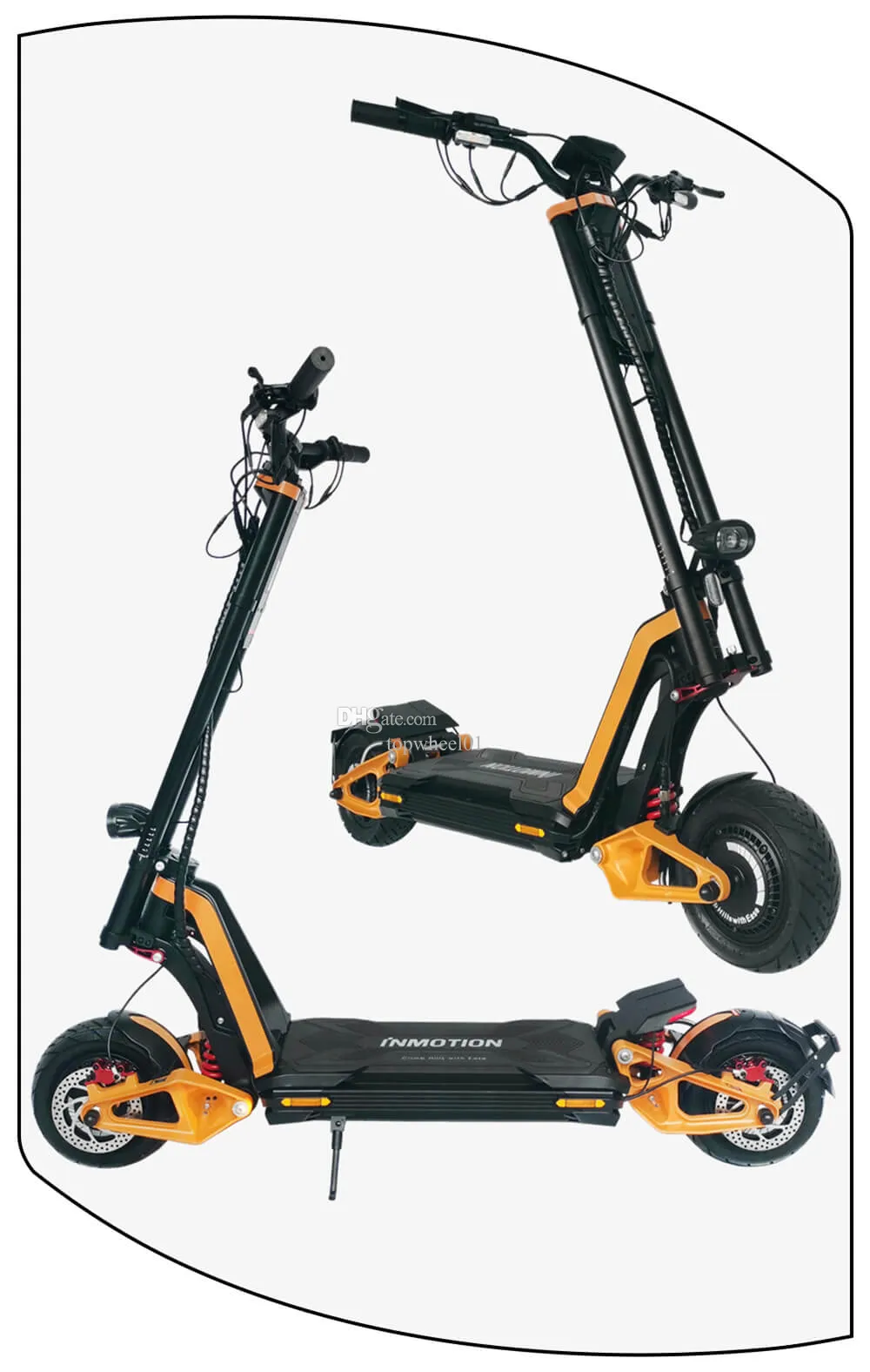 INMOTION RS Scooter Eléctrico: Potente Motor De 4000 W, Neumáticos De ...