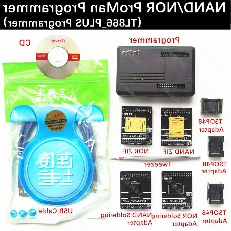 Wholesale XGecu ProMan TL866 PLUS Professional NAND Flash Programmer With High Programming Speed ...