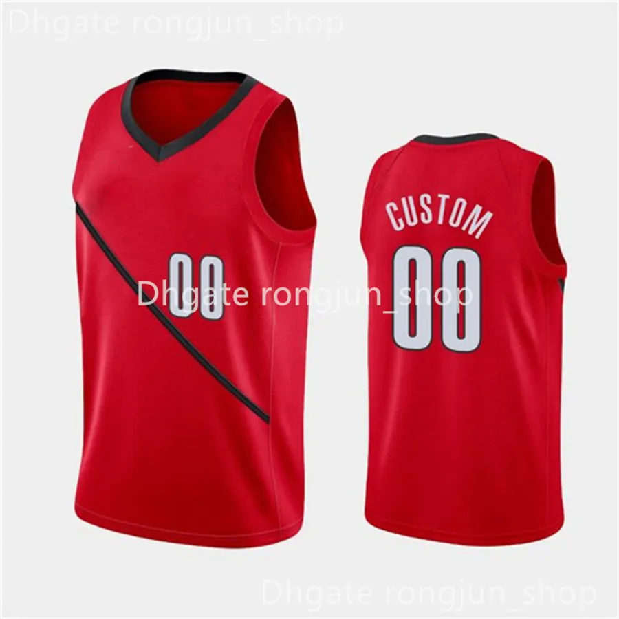 Custom 2023 New Printed Basketball Jerseys 17 Shaedon Sharpe 0 Damian ...